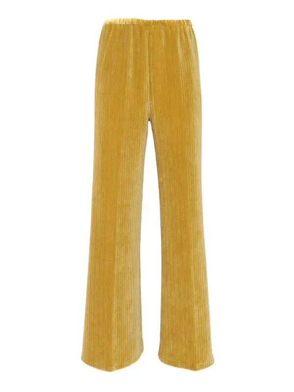 FORTE_FORTE Flared Velvet Trousers