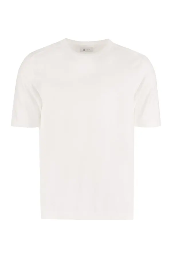 THE (ALPHABET) Cotton Short Sleeve Sweater