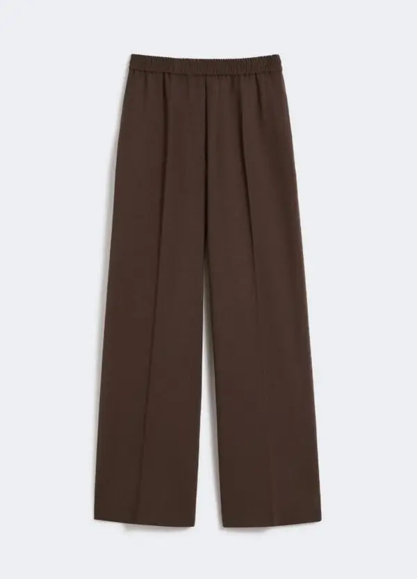 Max Mara Long Comfort Fit Trousers - Cioccolato