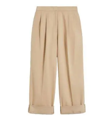 Max Mara Wide-leg Linen Trousers - Multicolor