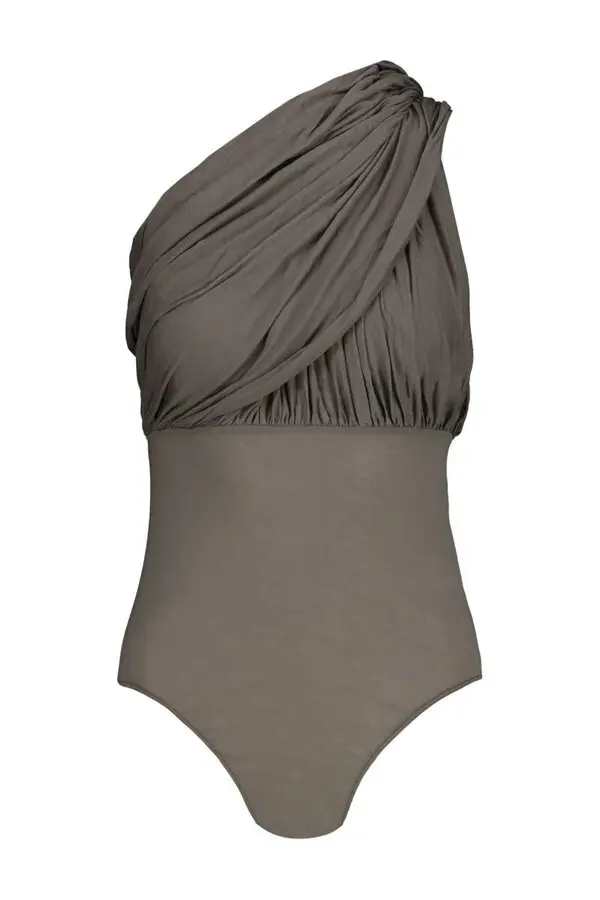 Rick Owens Lido Draped Bodysuit - Beige