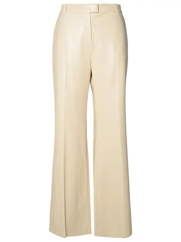 STAND STUDIO Faux Leather Flare Trousers