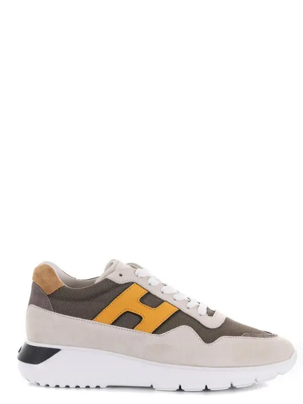 Hogan Leather And Nylon Sneakers