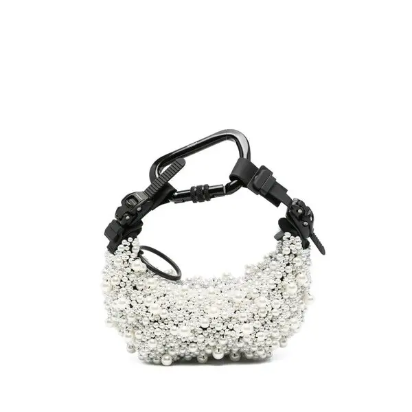 INNERRAUM Pearl Embellished Bum Bag - White