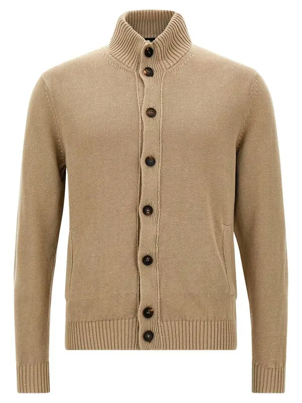 ZANONE Chioto Cardigan - Brown