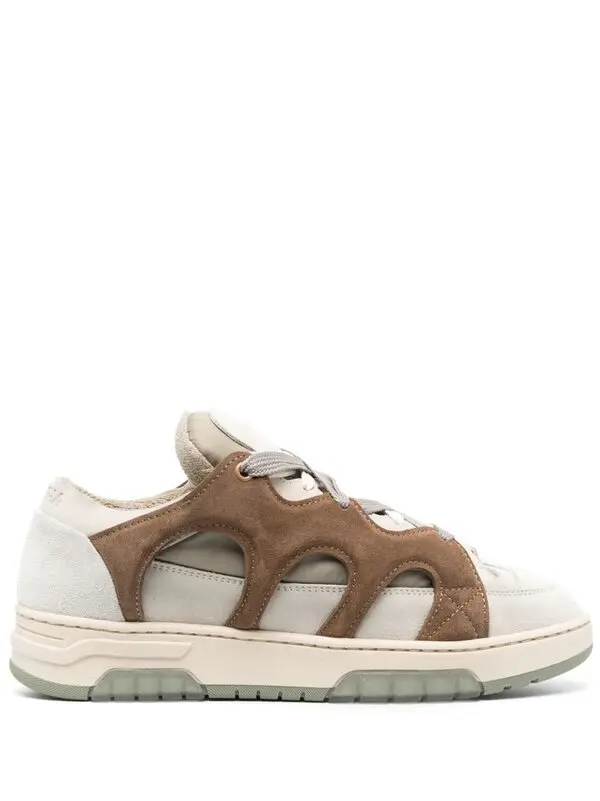 SANTHA Sneakers - 729 Cigar/cream