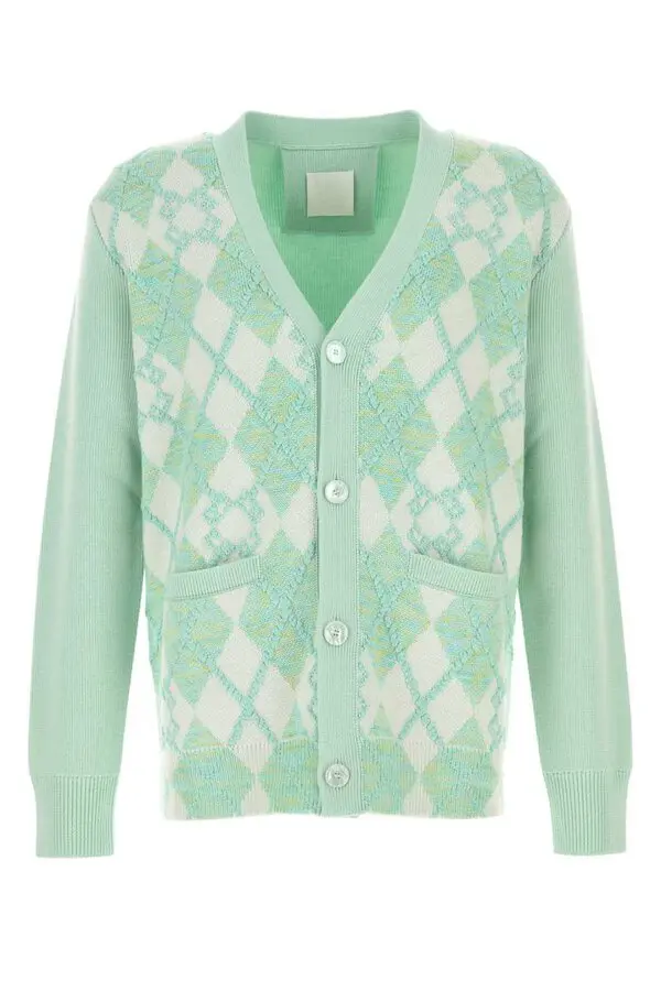 Givenchy Knit Wool Blend Cardigan