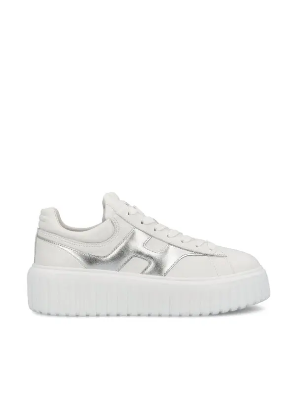 Hogan H-stripes Sneakers - White