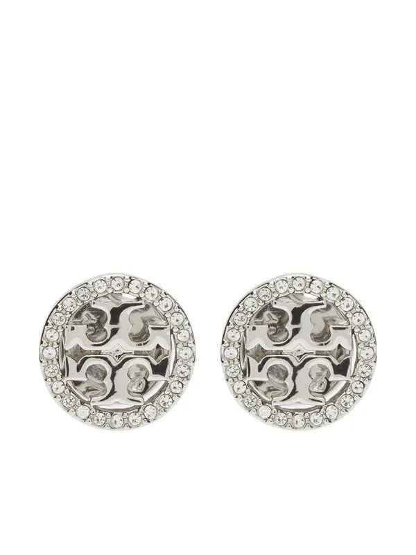 Tory Burch Miller Crystal Stud Earrings