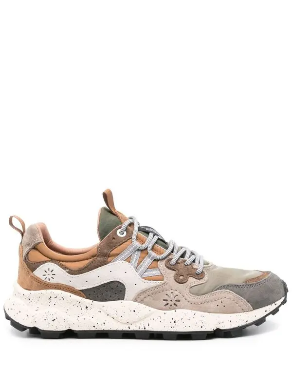 FLOWER MOUNTAIN Yamano 3 Suede Sneakers - Grey