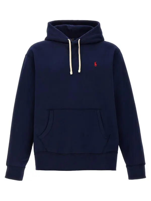 Ralph Lauren Logo Hoodie - Blue