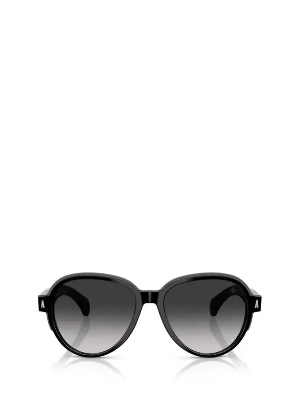 Moncler Slicka Sunglasses - Shiny Black
