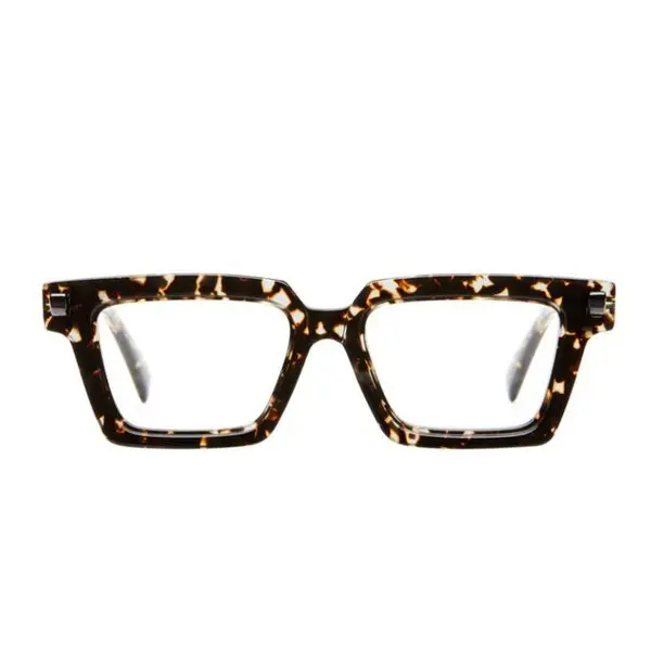 KUBORAUM Havana Transparent Square Sunglasses - Brown