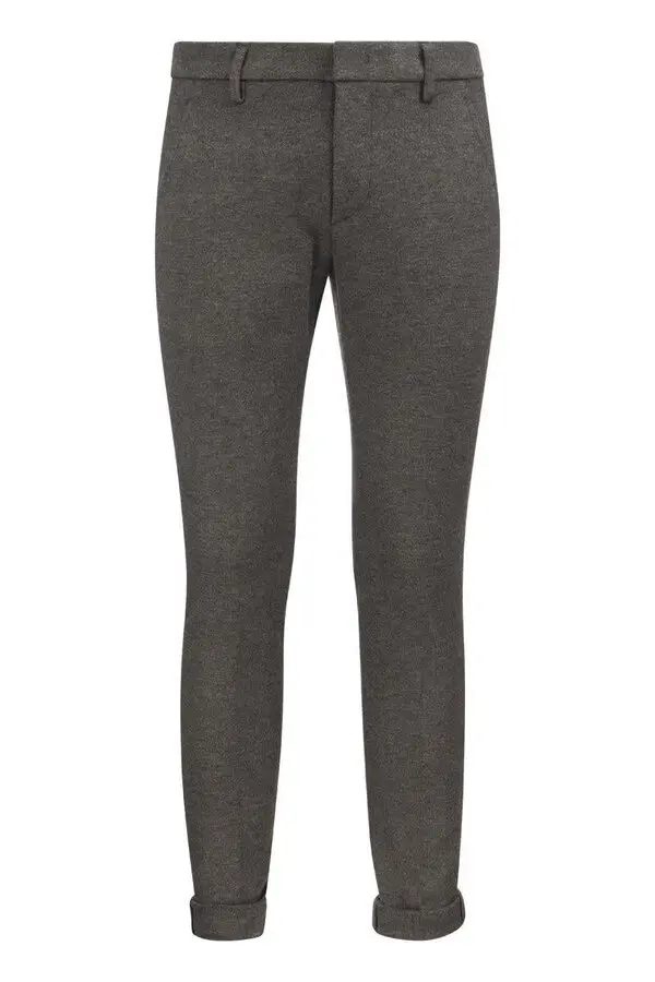 DONDUP Gaubert Slim-fit Jersey Trousers - Grey