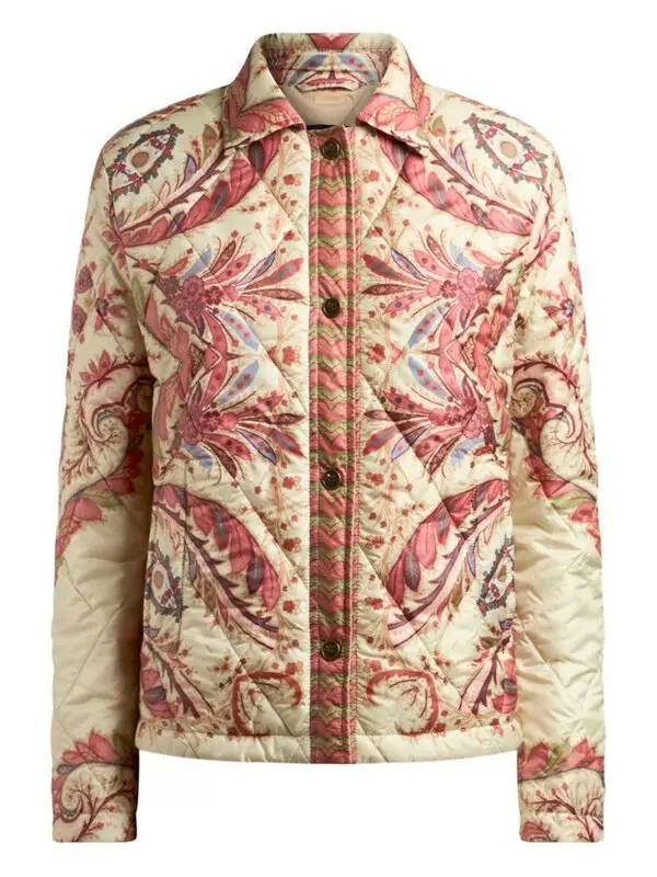Etro Paisley Print Jacket - White