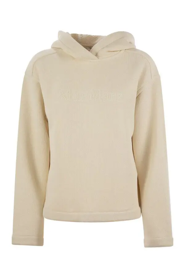 Max Mara Gary Jersey Sweatshirt With Embroidery