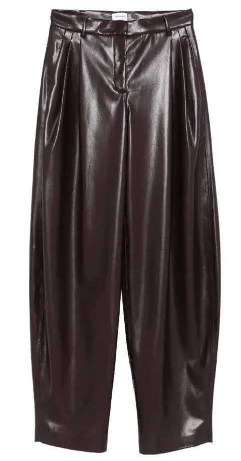 Andamane Pleated Wide-leg Trousers - Multicolor