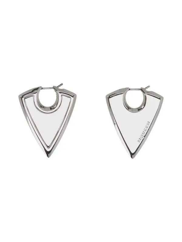 Alexander McQueen Bijoux Triangle Earrings