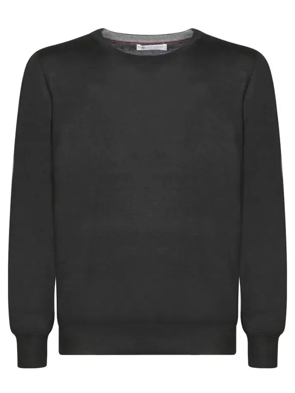 Brunello Cucinelli Long Sleeve Cashmere And Silk Knitwear