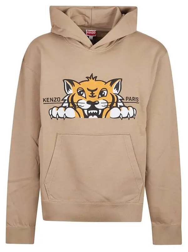 Kenzo Classic Embroidered Sweatshirt - Brown