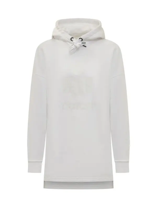 Isabel Marant Maxi Sweatshirt With Logo - White