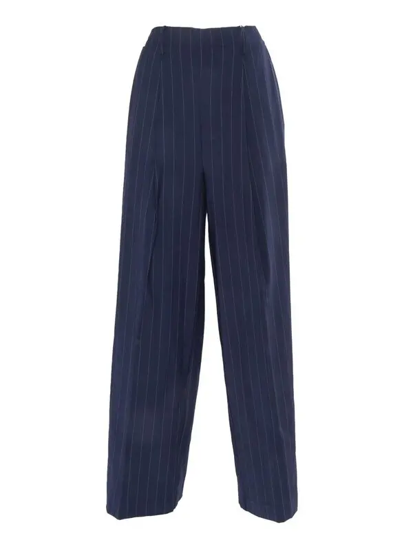BALLANTYNE Loose-fit Pinstriped Trousers