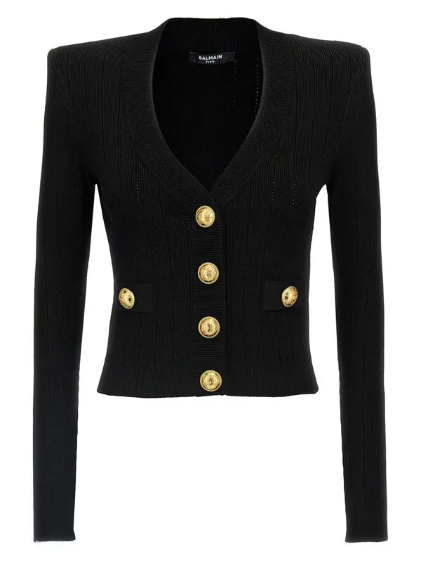 Balmain Chiocciola' Cardigan - Black
