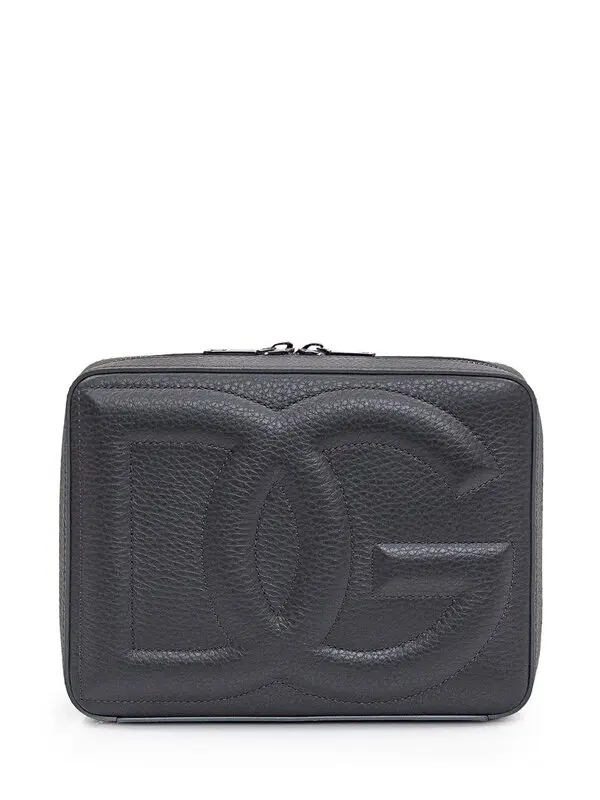 Dolce & Gabbana Grained Leather Shoulder Bag