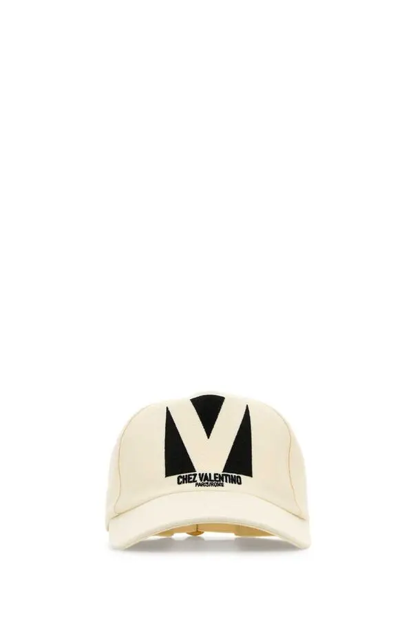 Valentino Garavani Cotton Baseball Cap - White