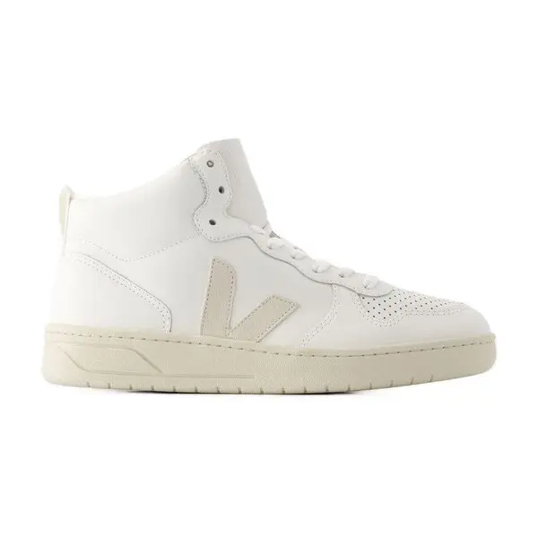 VEJA V-15 Leather Sneakers - White