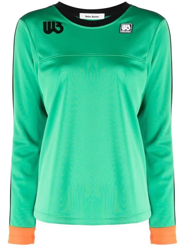 WALES BONNER Commune Long Sleeve Tee