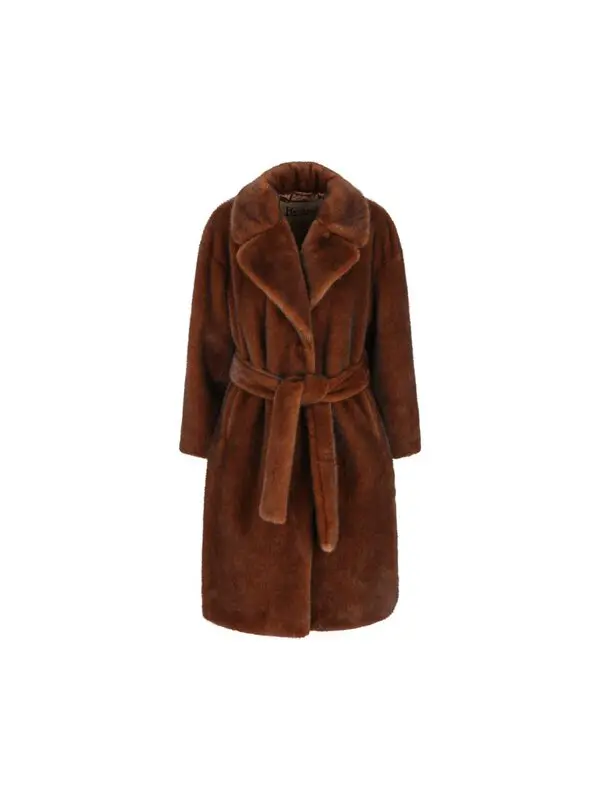 Herno Long Faux Fur Coat