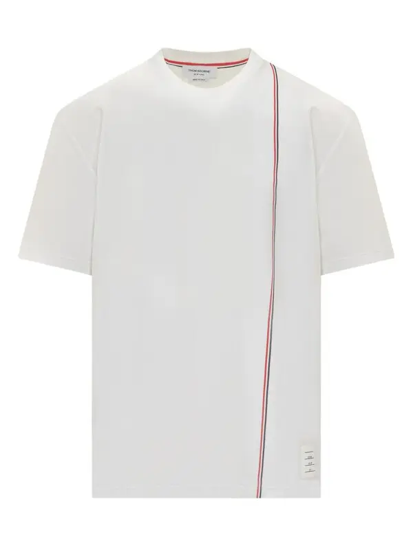 Thom Browne Rwb Ribbed T-shirt - White