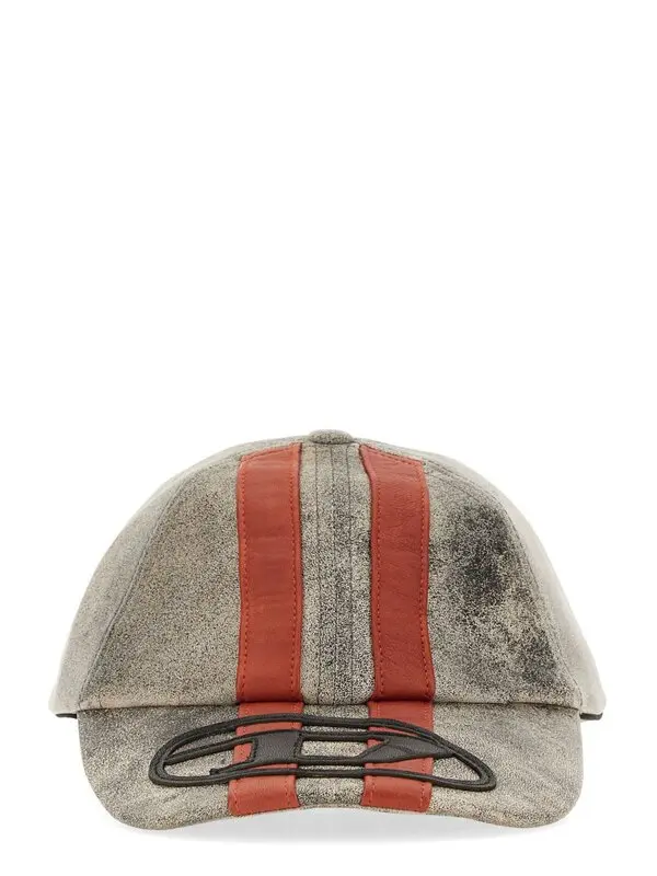 Diesel Baseball Cap With Sport Stripes - Multicolour