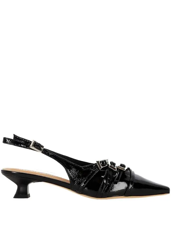 BRUNO PREMI Pointed Toe Slingback Sandals