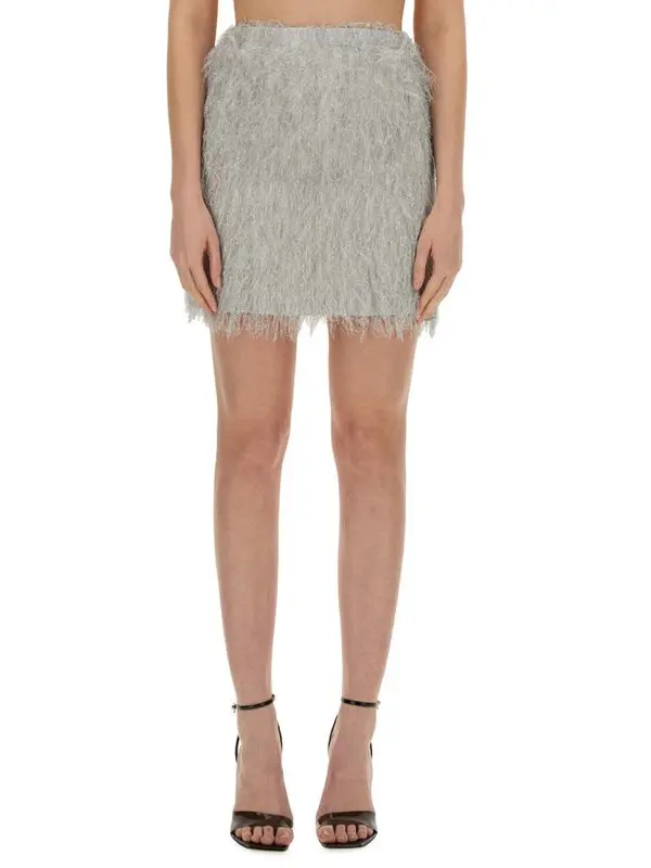 ALYSI Mini Skirt - Silver