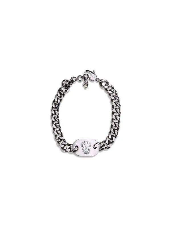 Alexander McQueen Skull Bracelet - Silver
