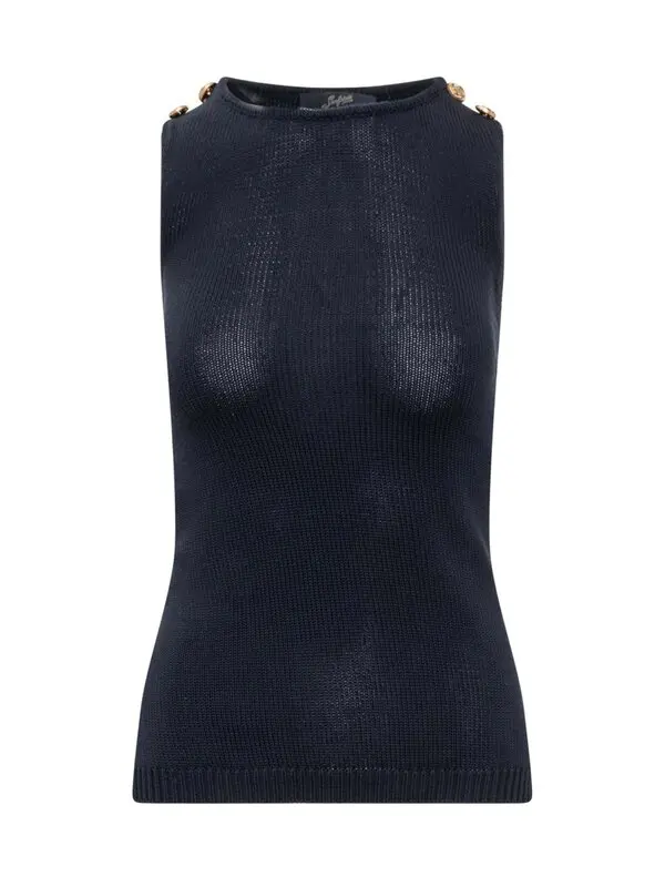 Seafarer Sleeveless Jersey Top