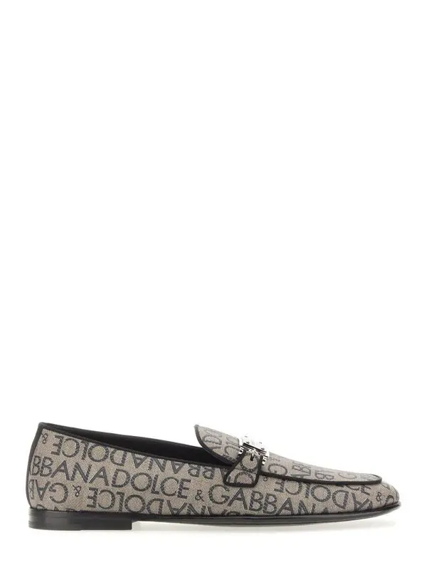 Dolce & Gabbana Jacquard Slippers