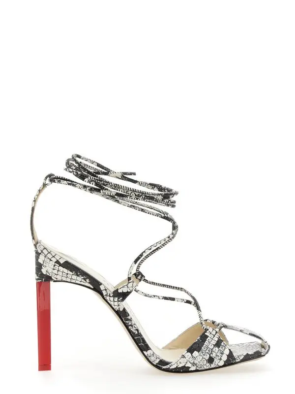 Attico Sandalwood Adele Strappy High Heel Sandals - Multicolour