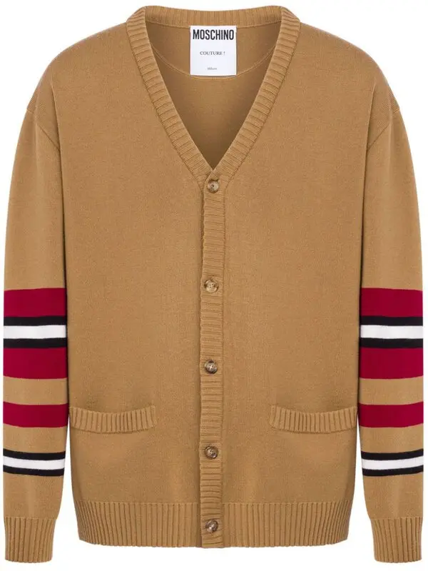 Moschino Wool Cardigan - Multi Brown