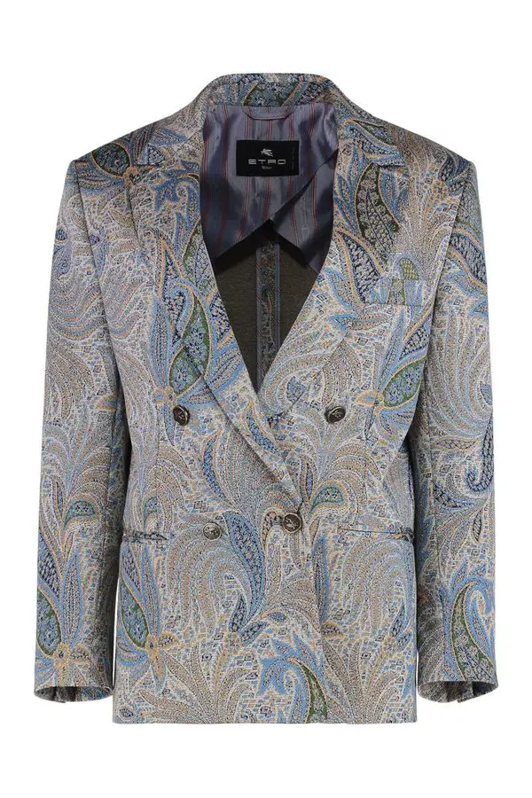 Etro Paisley Double-breasted Jacket