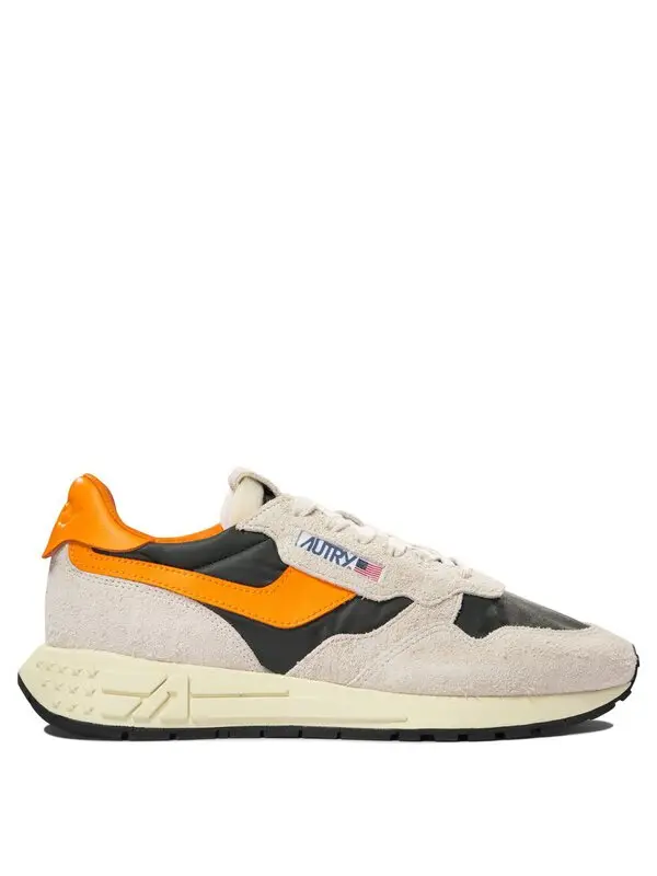 AUTRY Reelwind Low Sneakers - Orange, White