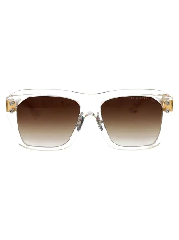 Dita Grand-apx Sunglasses - Crystal Clear - Yellow Gold Gradient