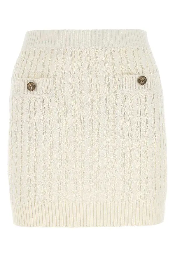 Prada Ivory Mini Skirt