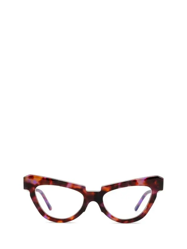 KUBORAUM Round Eyeglasses - Violet Tortoise