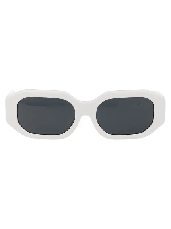 Attico Blake Sunglasses - White/silver/grey