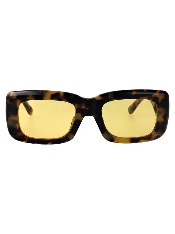 Attico Marfa Sunglasses - T-shell/silver/yellow
