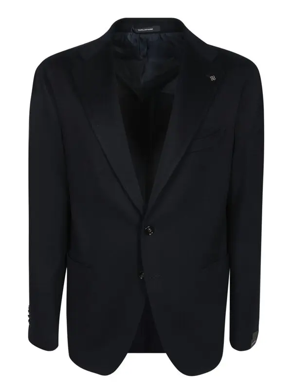 Tagliatore Melange Fabric Blazer - Blue