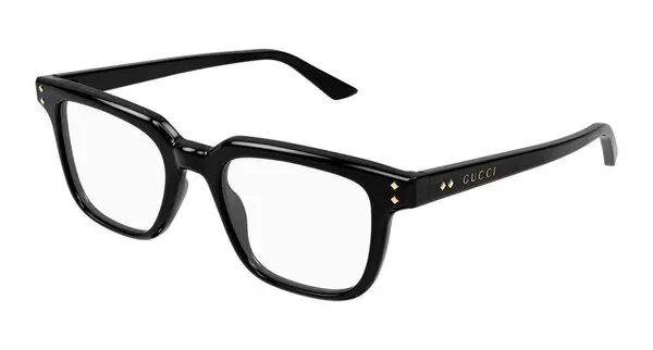 Gucci Optical Eyeglasses - Black Black Transpare